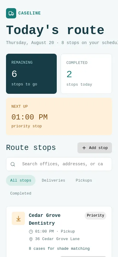 Dental Delivery Scheduler
