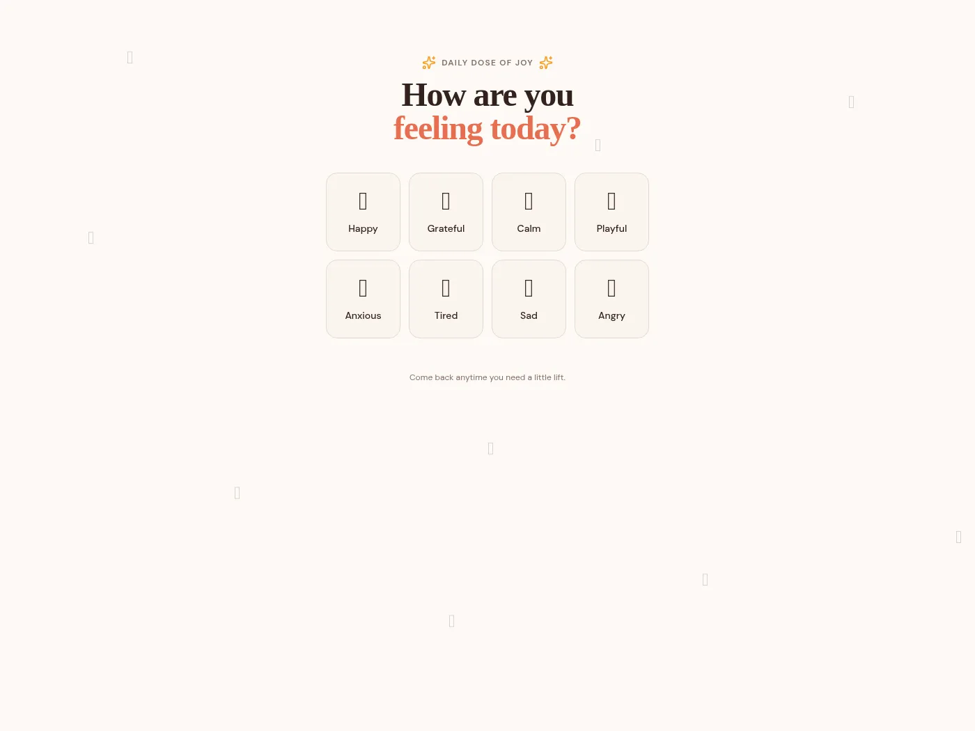 Happy Mood App