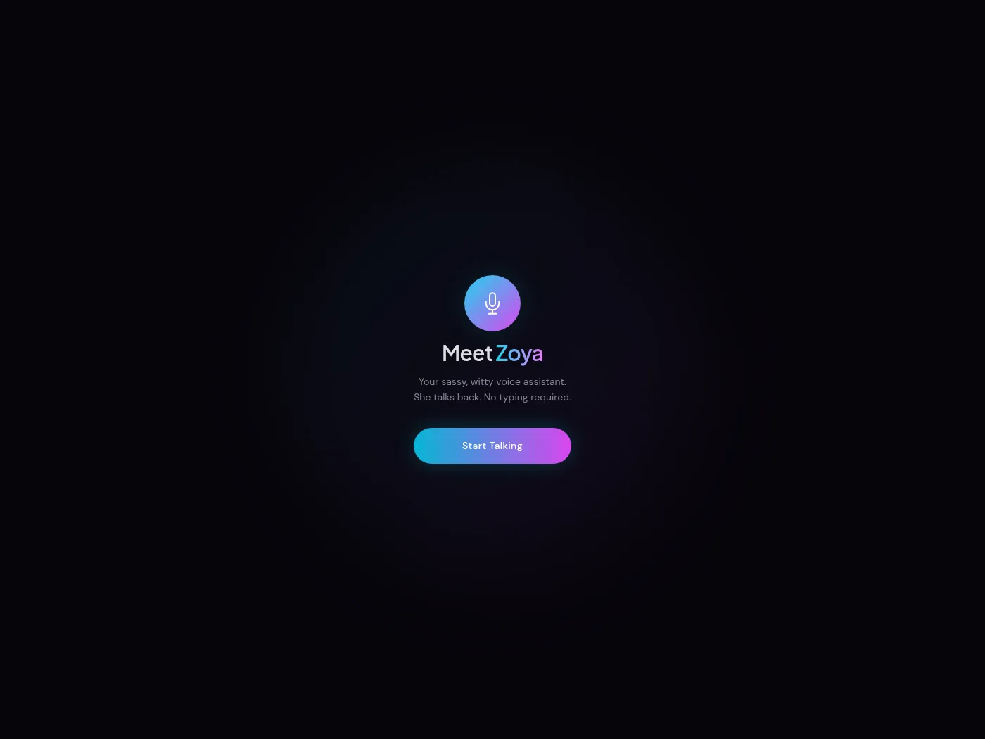Zoya Voice AI Assistant