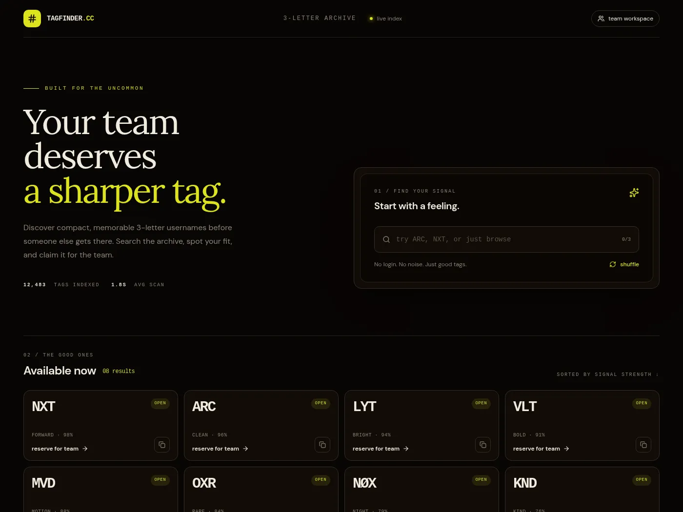 Discord Tag Finder