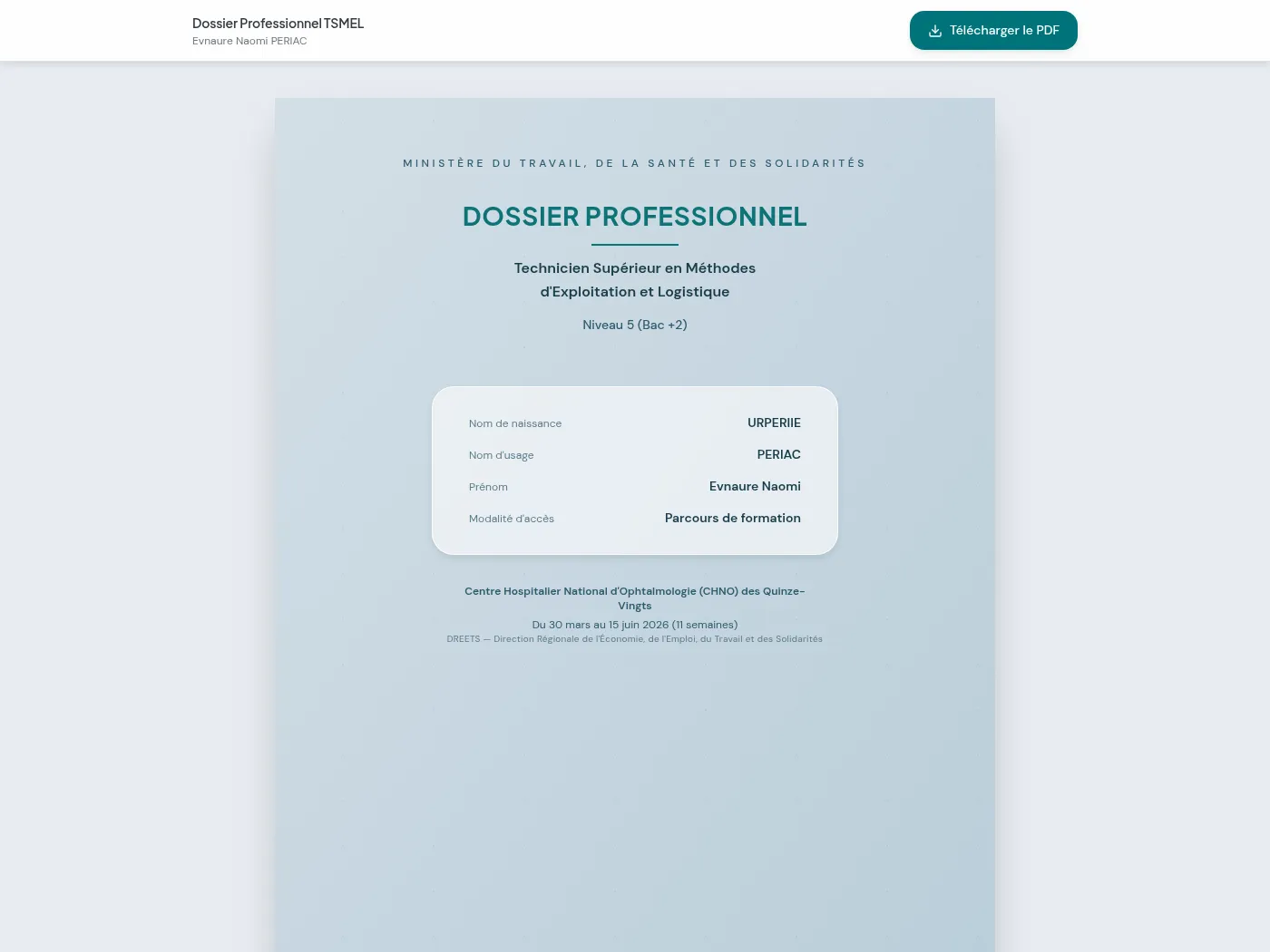 Dossier Pro Generator