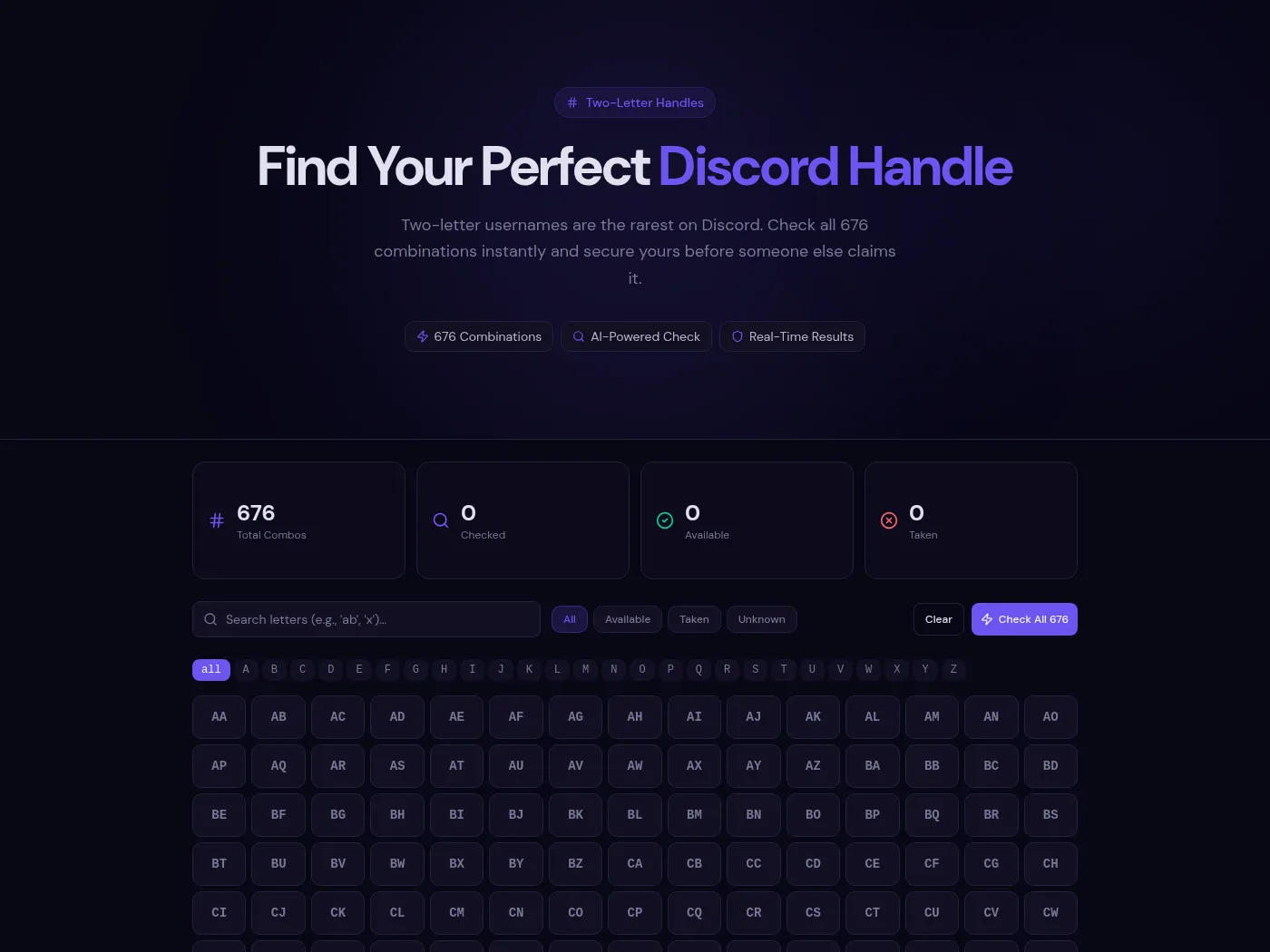 Discord Handle Finder