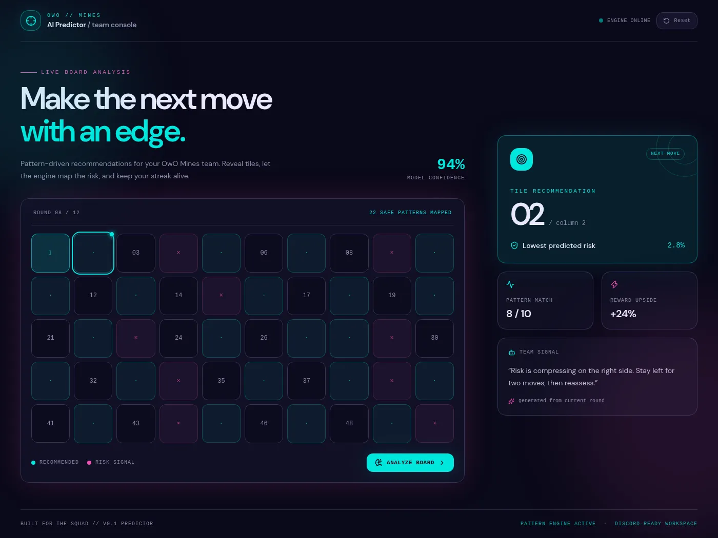 OwO Mines AI Predictor