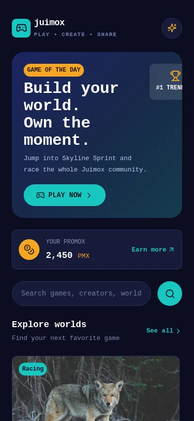 Juimox Game Platform