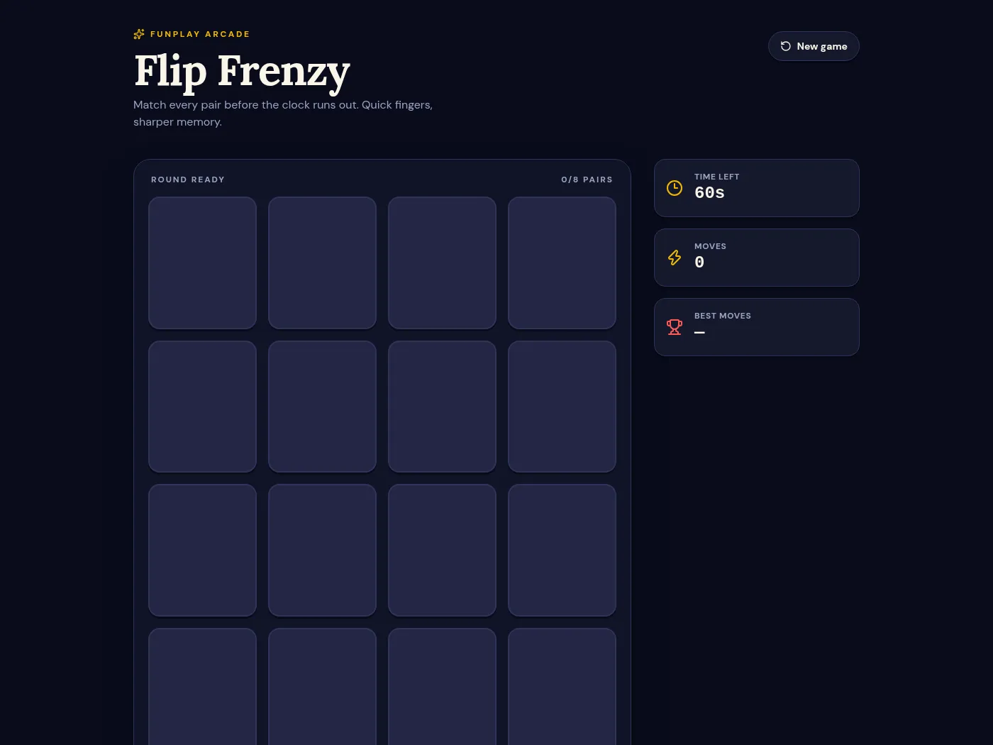 FunPlay Web Game