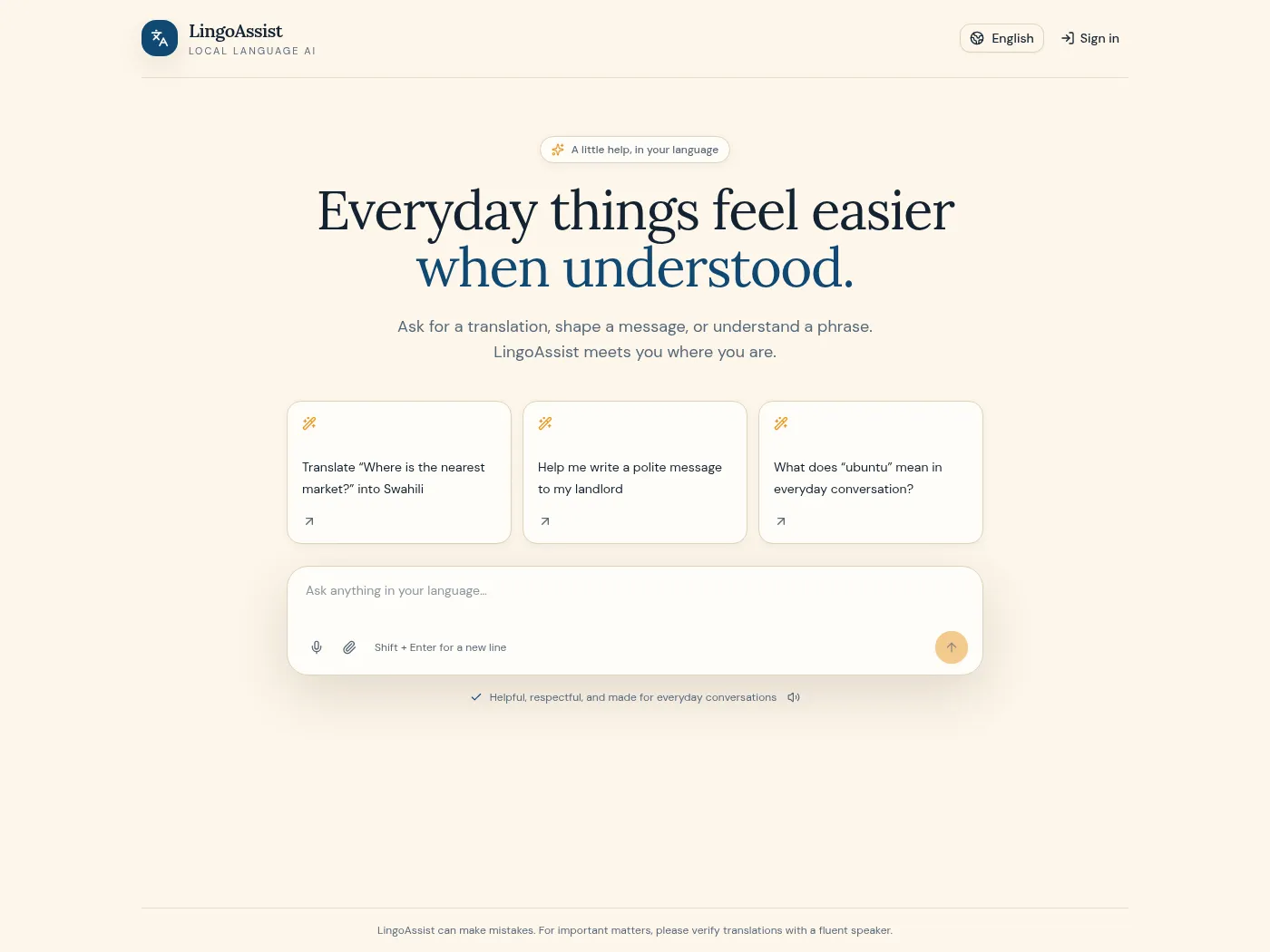 LingoAssist AI
