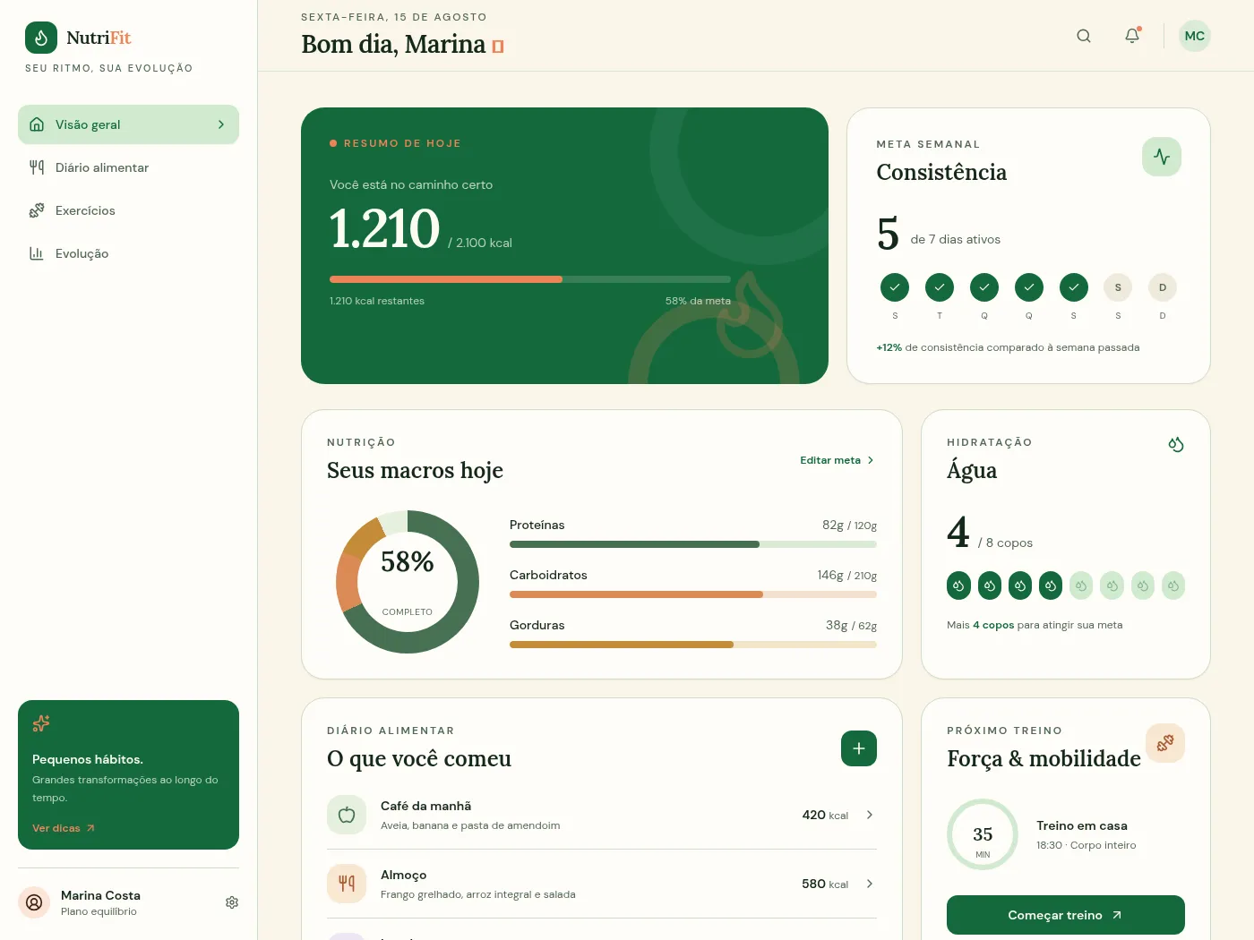 NutriFit Tracker