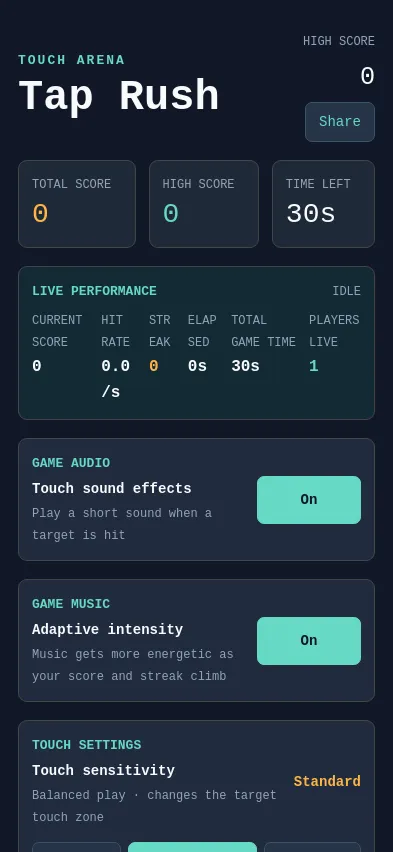 TouchGame Android Edition