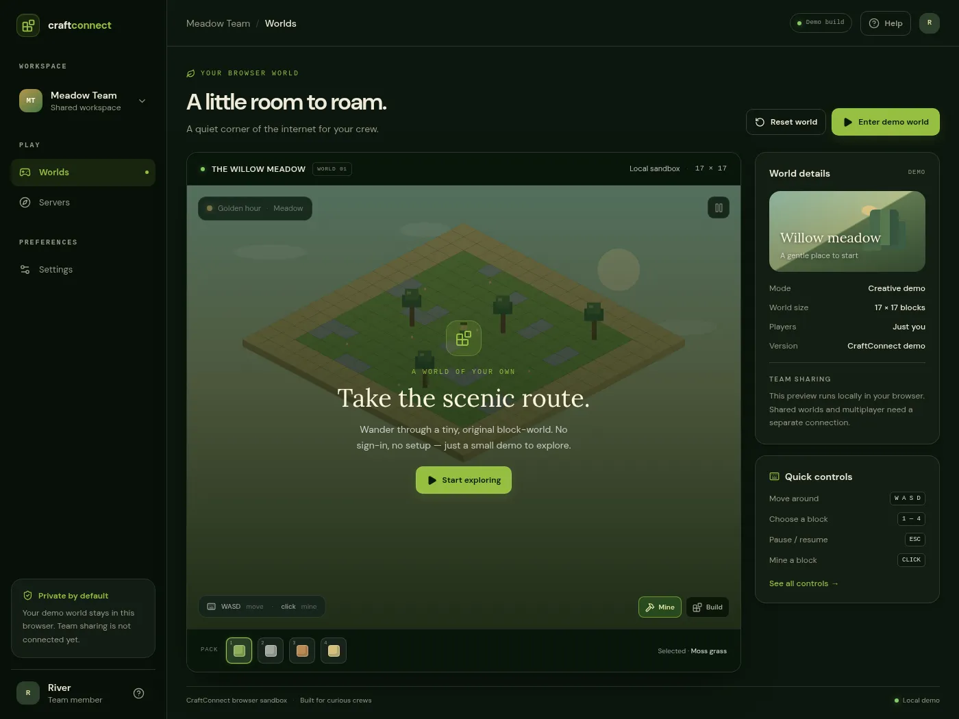 CraftConnect Web Client