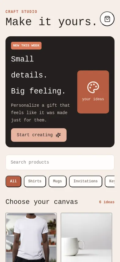 Craft Studio Customizer