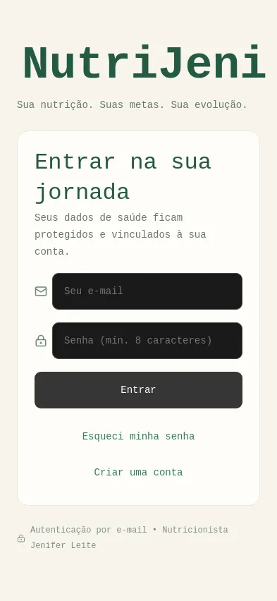 NutriJeni Mobile App