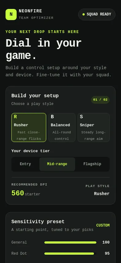 NeonFire Optimizer