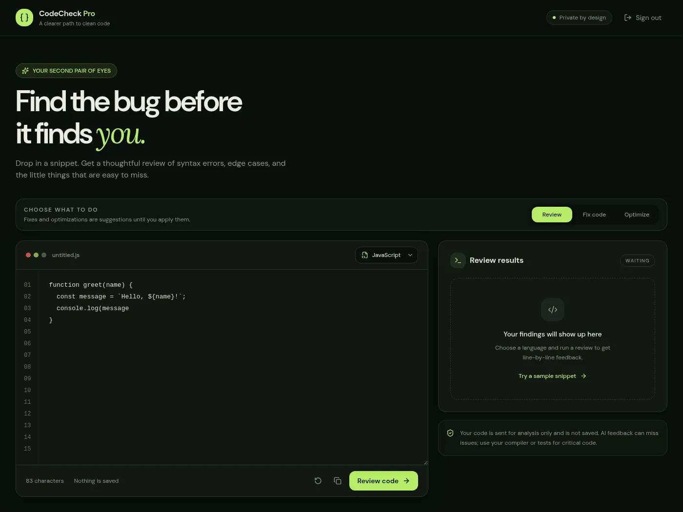 CodeCheck Pro