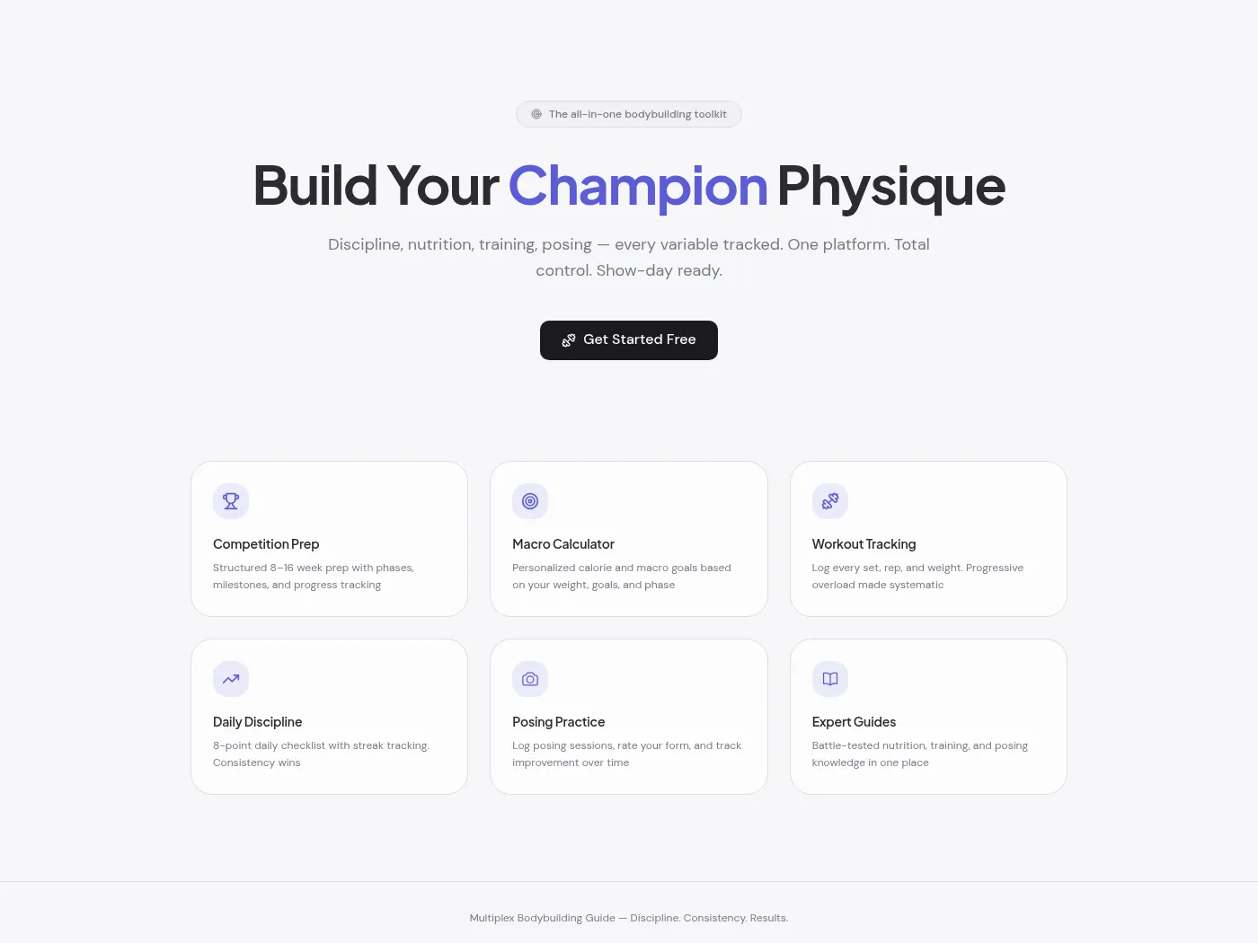 Multiplex Bodybuilding Guide