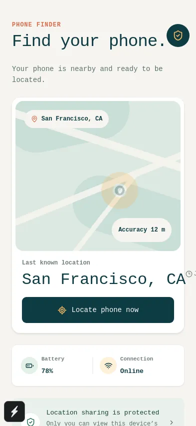 Phone Finder App