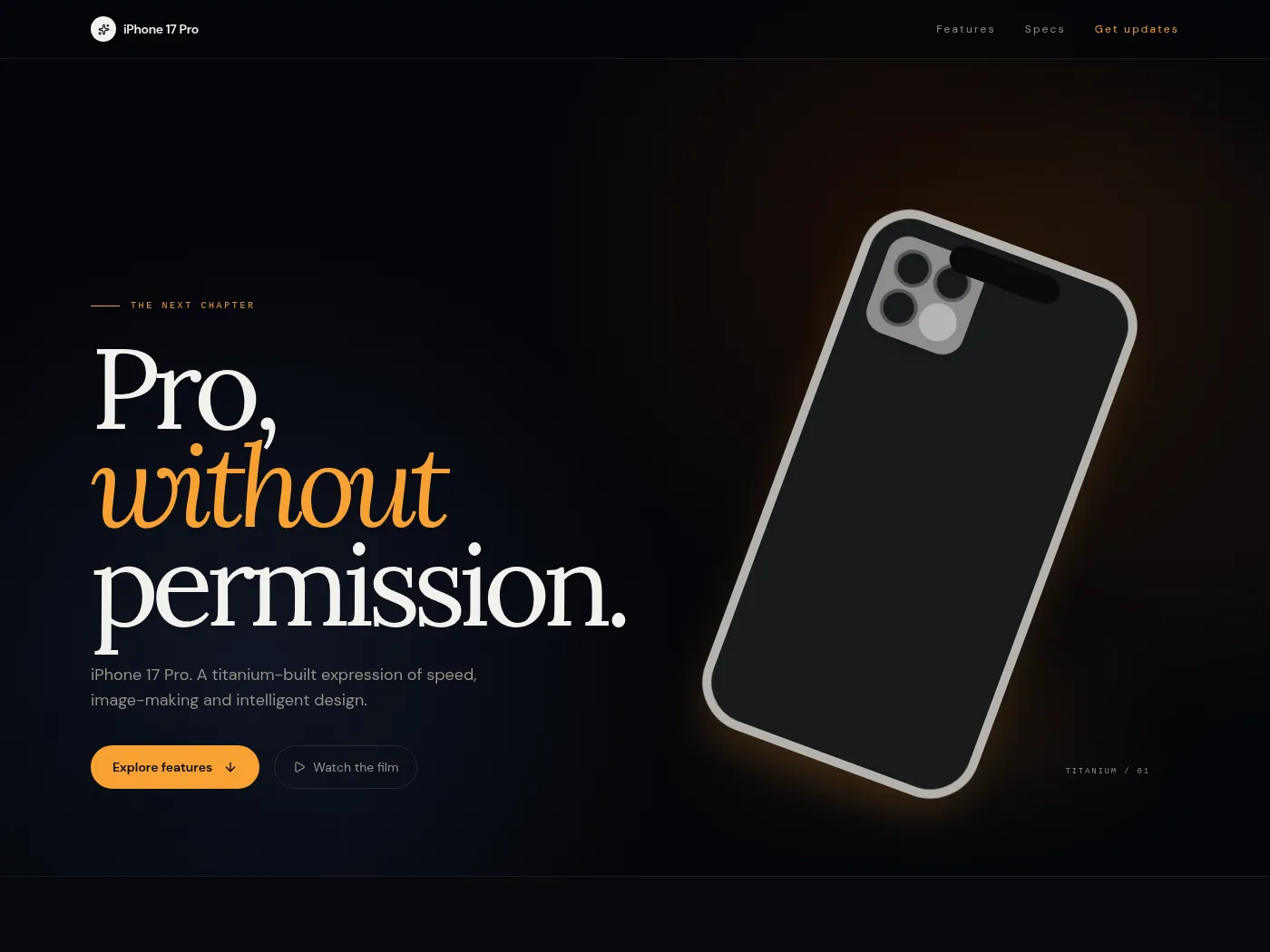 iPhone 17 Pro Features