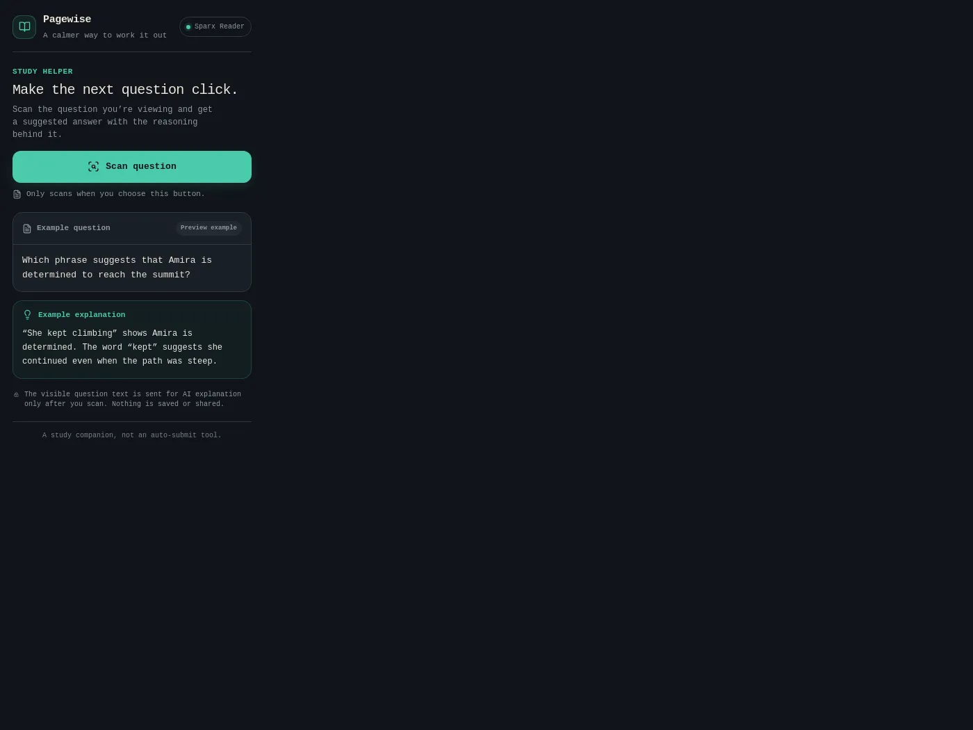 Sparx AI Study Helper