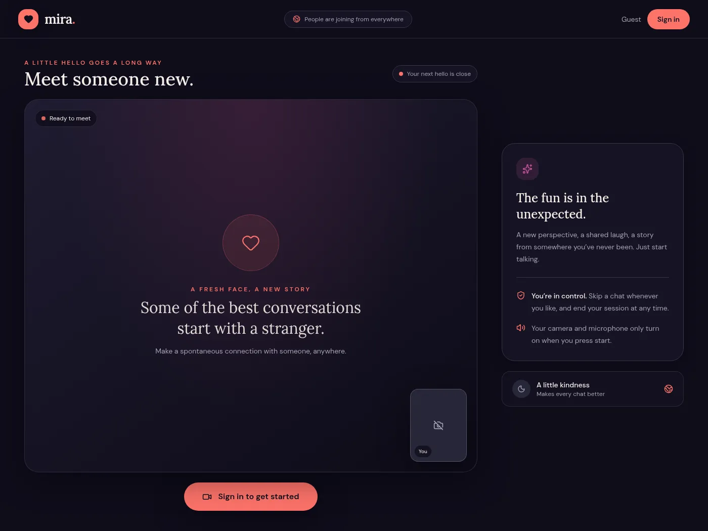 Random Video Chat App