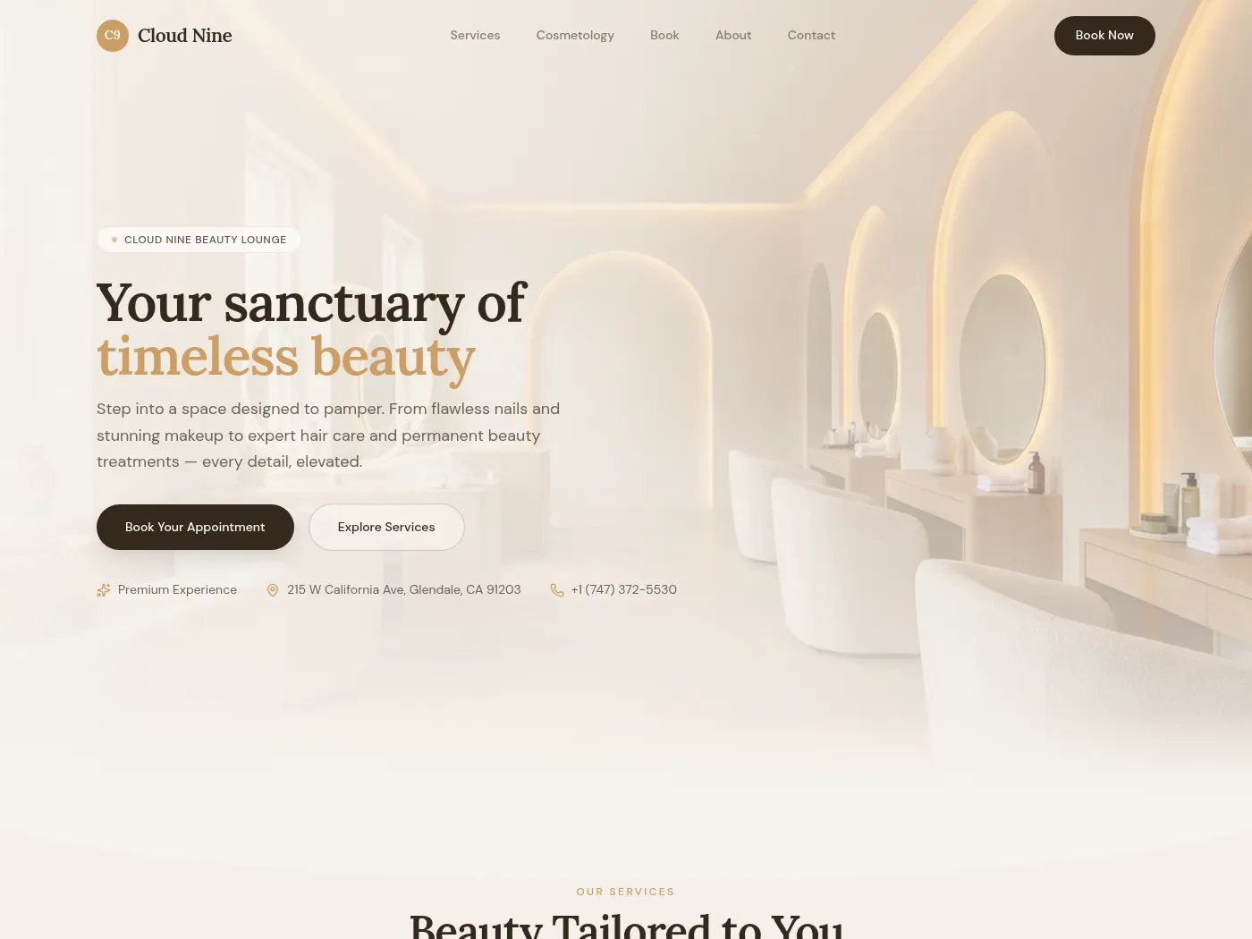 CLOUD NINE BEAUTY LOUNGE