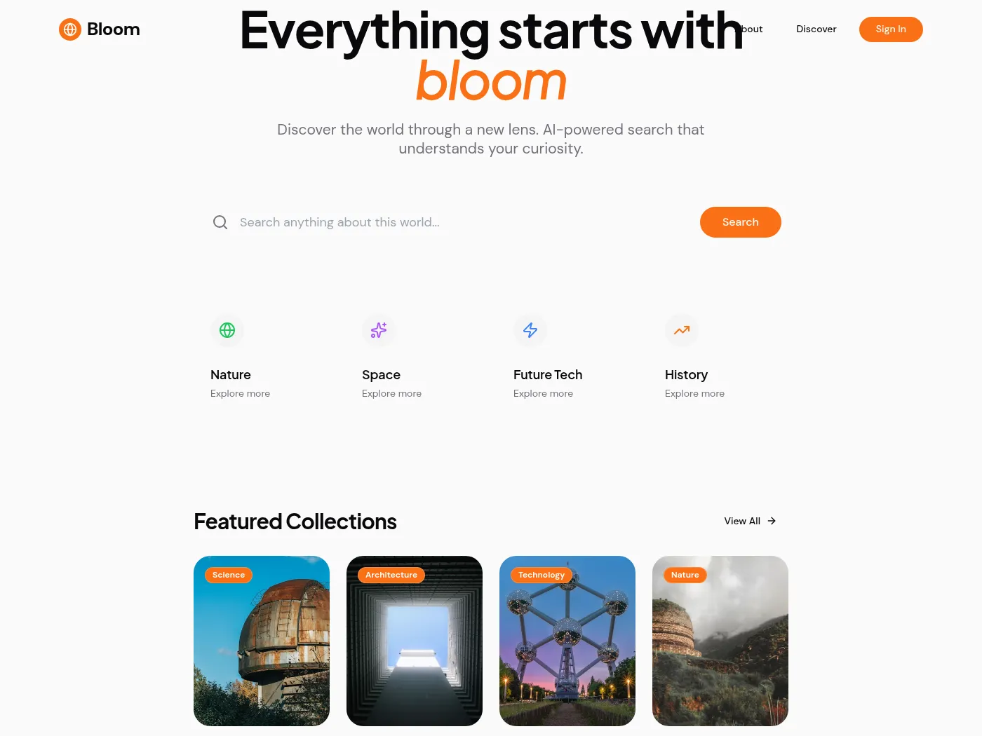 Bloom Search Portal