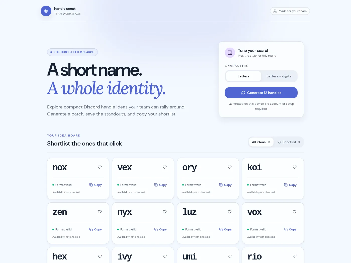 Discord Handle Finder