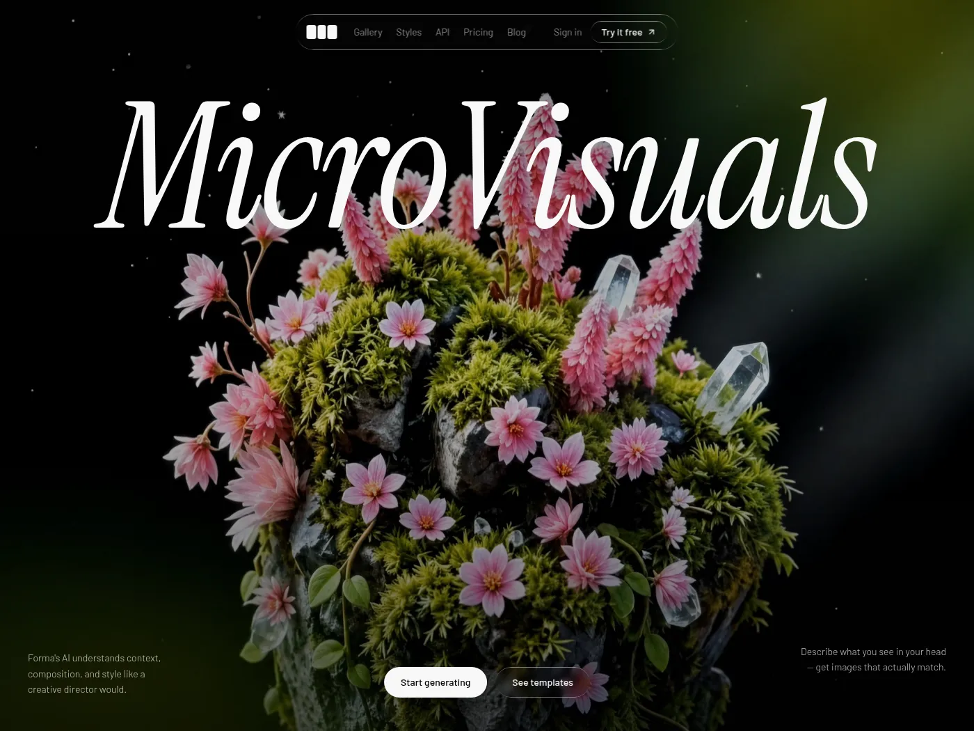 MicroVisuals Hero Section
