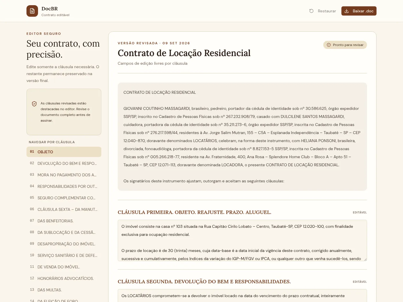 Contrato Inteligente DocBR