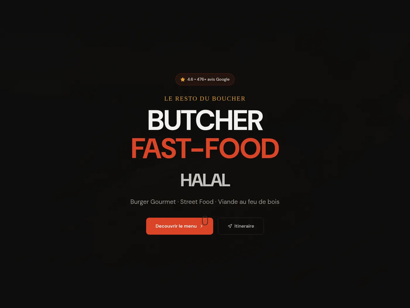 Butcher Fast Food Site