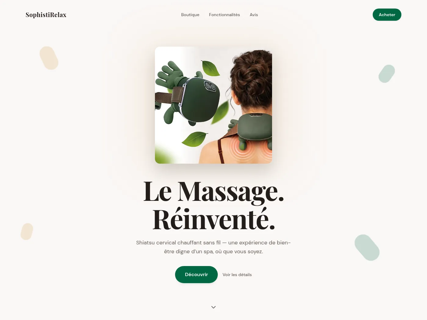 SophistiRelax Storefront