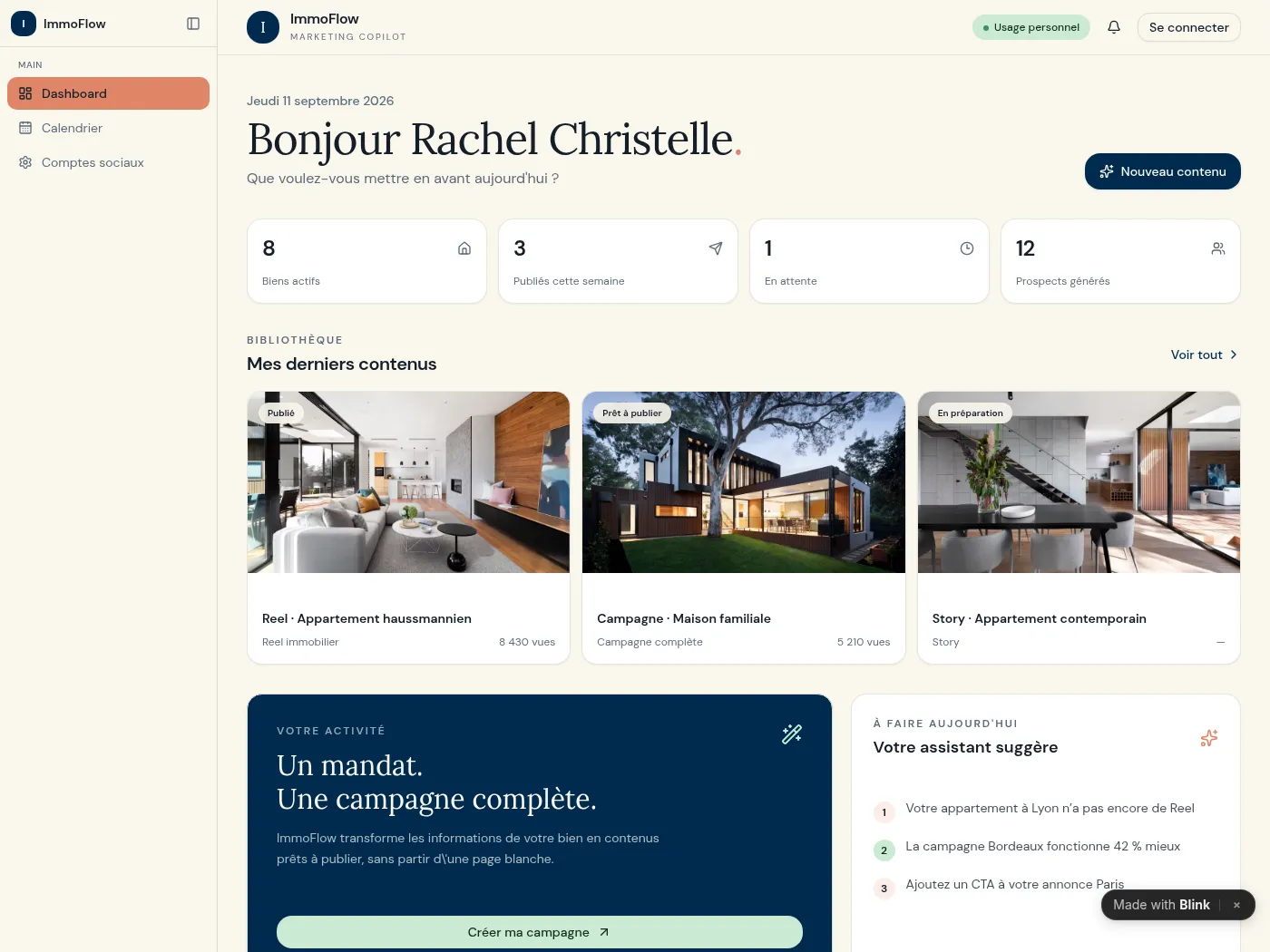 ImmoFlow AI Marketing Copilot
