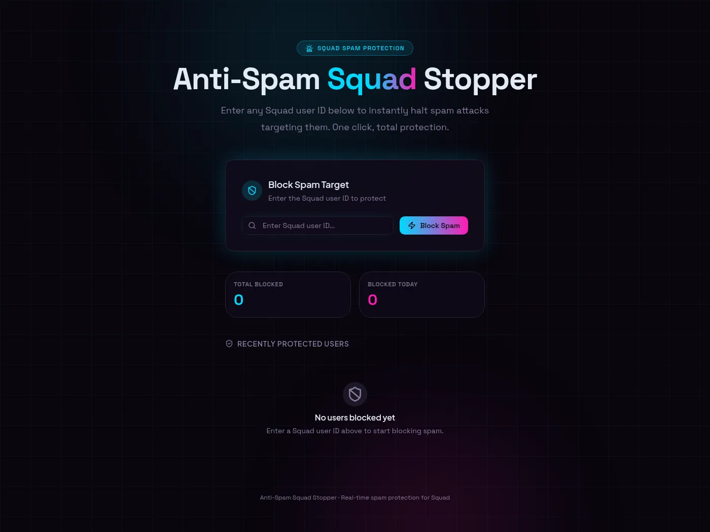 Anti-Spam Squad Stopper