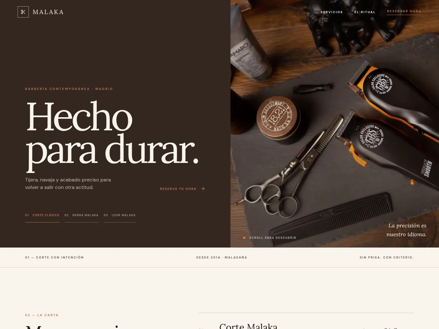 Malaka Barbería Online