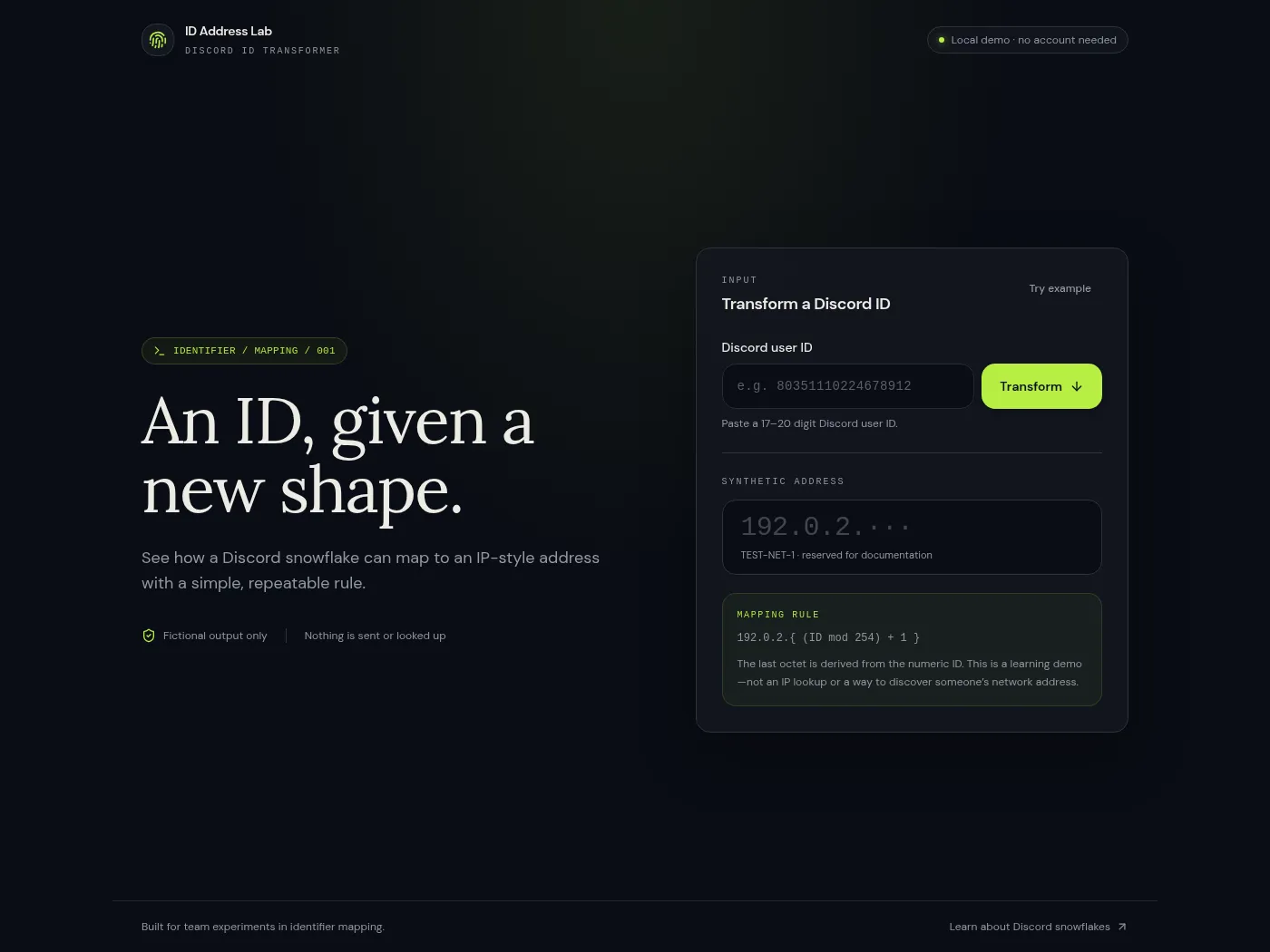 Discord ID Transformer
