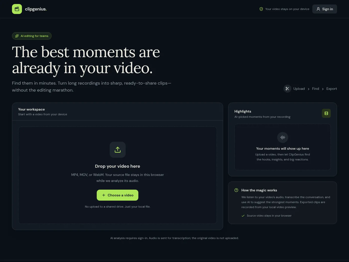 ClipGenius AI