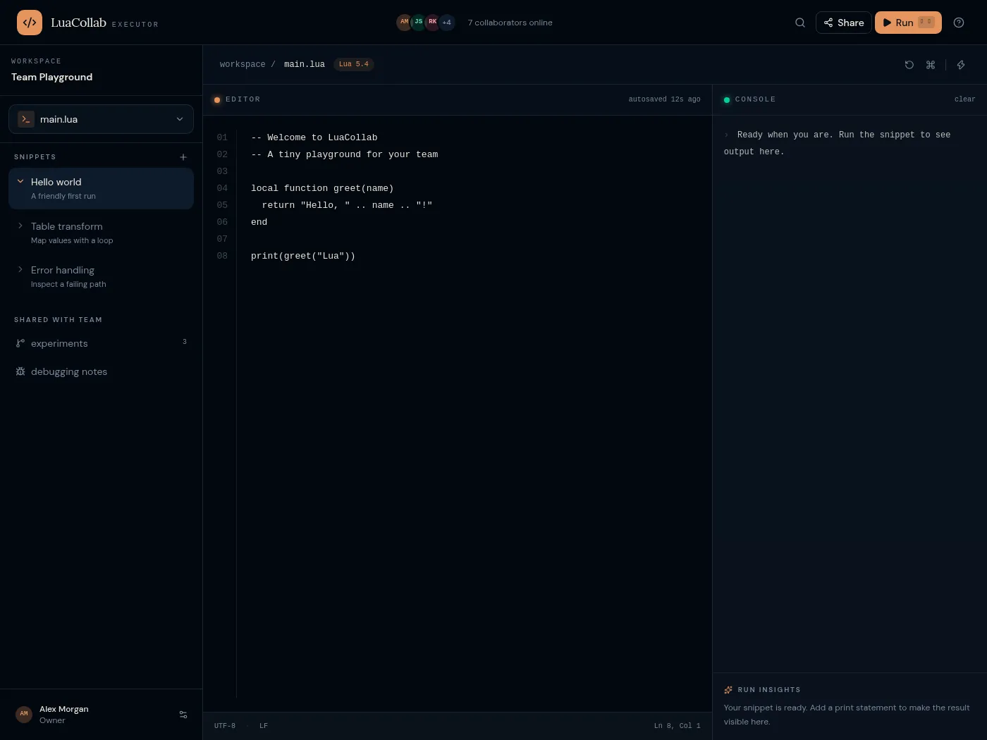 LuaCollab Executor