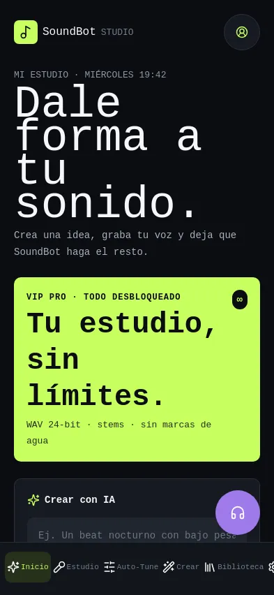 SoundBot Studio Mobile