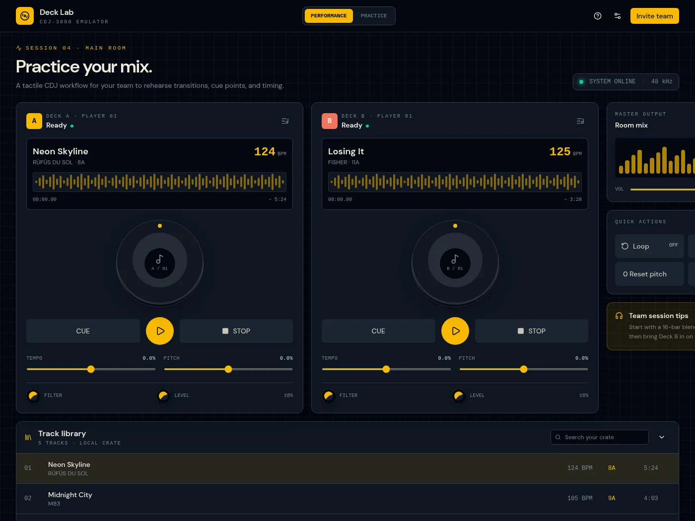 CDJ-3000 Web Emulator