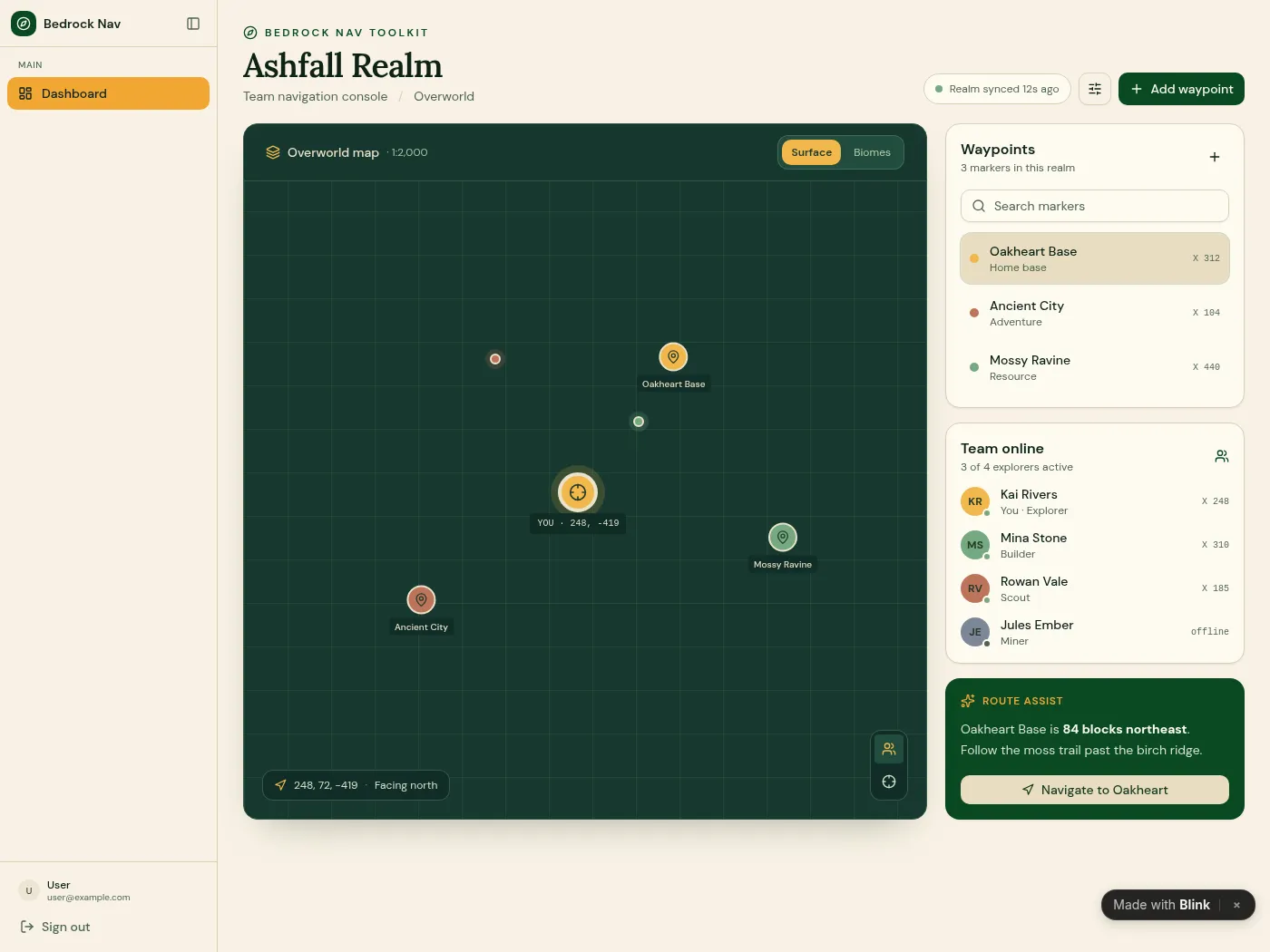 Bedrock Nav Toolkit