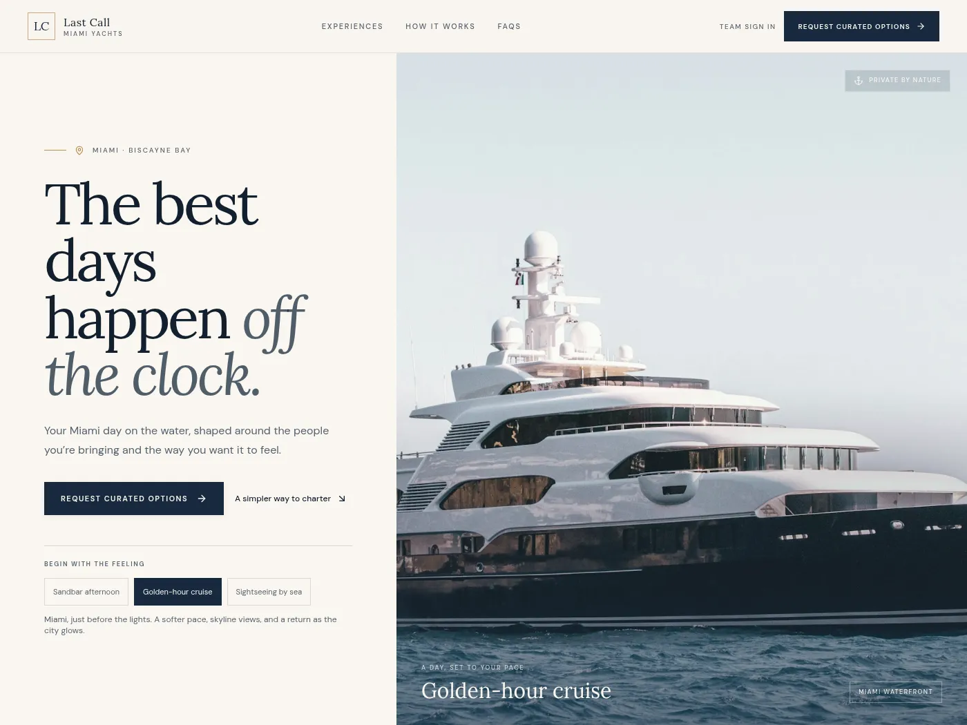Last Call Yachts Web Portal