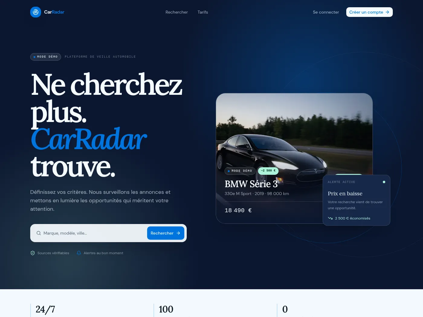 CarRadar Web SaaS