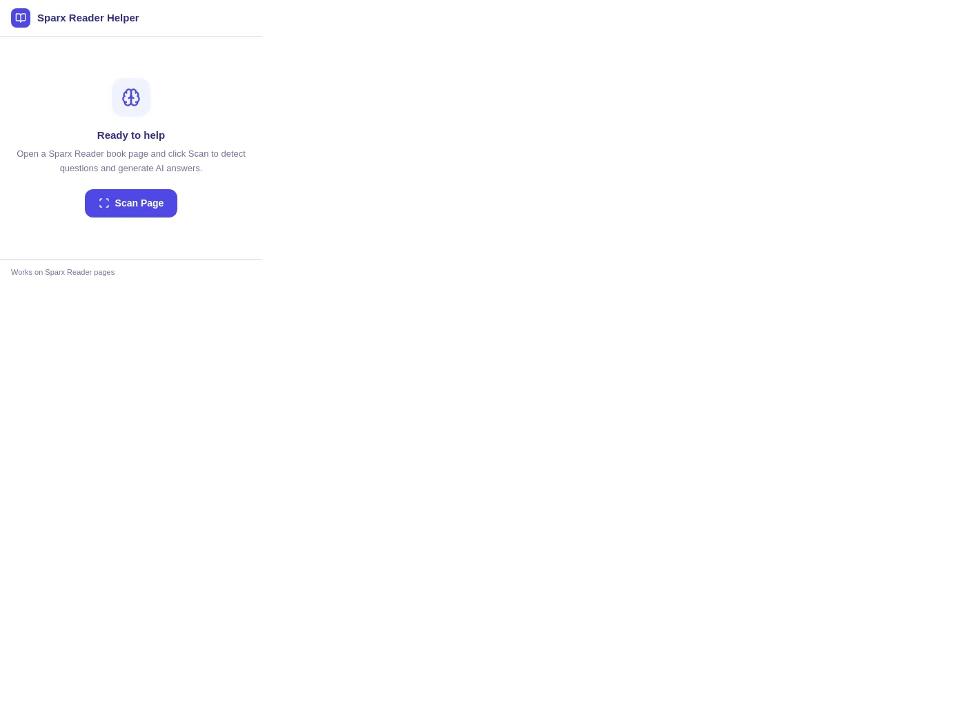 Sparx Reader Helper