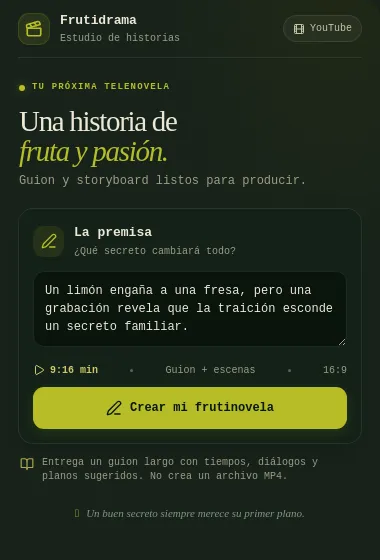 FruitDrama Generator