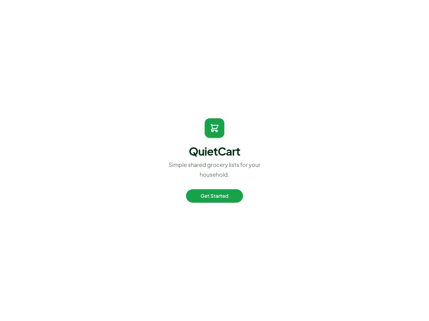 QuietCart MVP