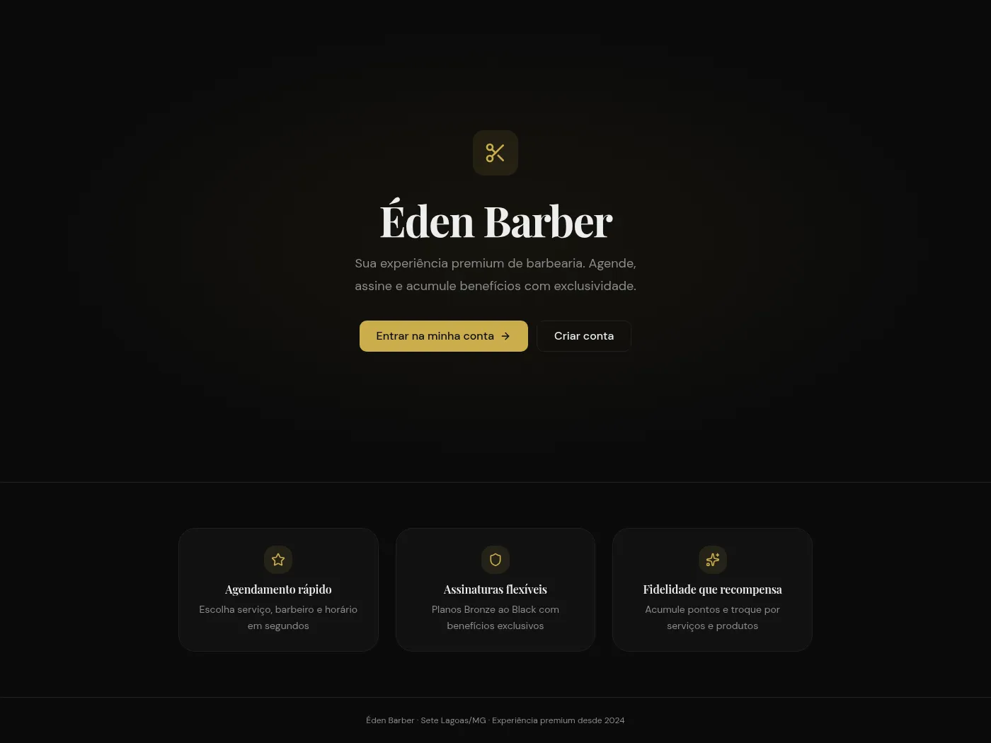 Éden Barber ERP Suite