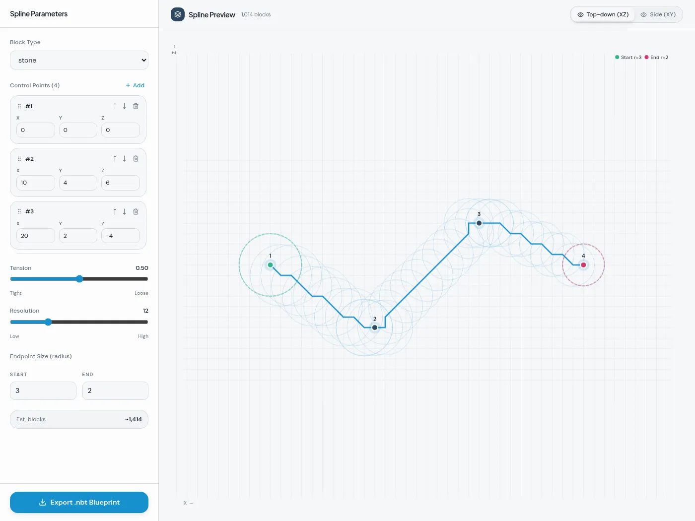 Axiom Spline Designer