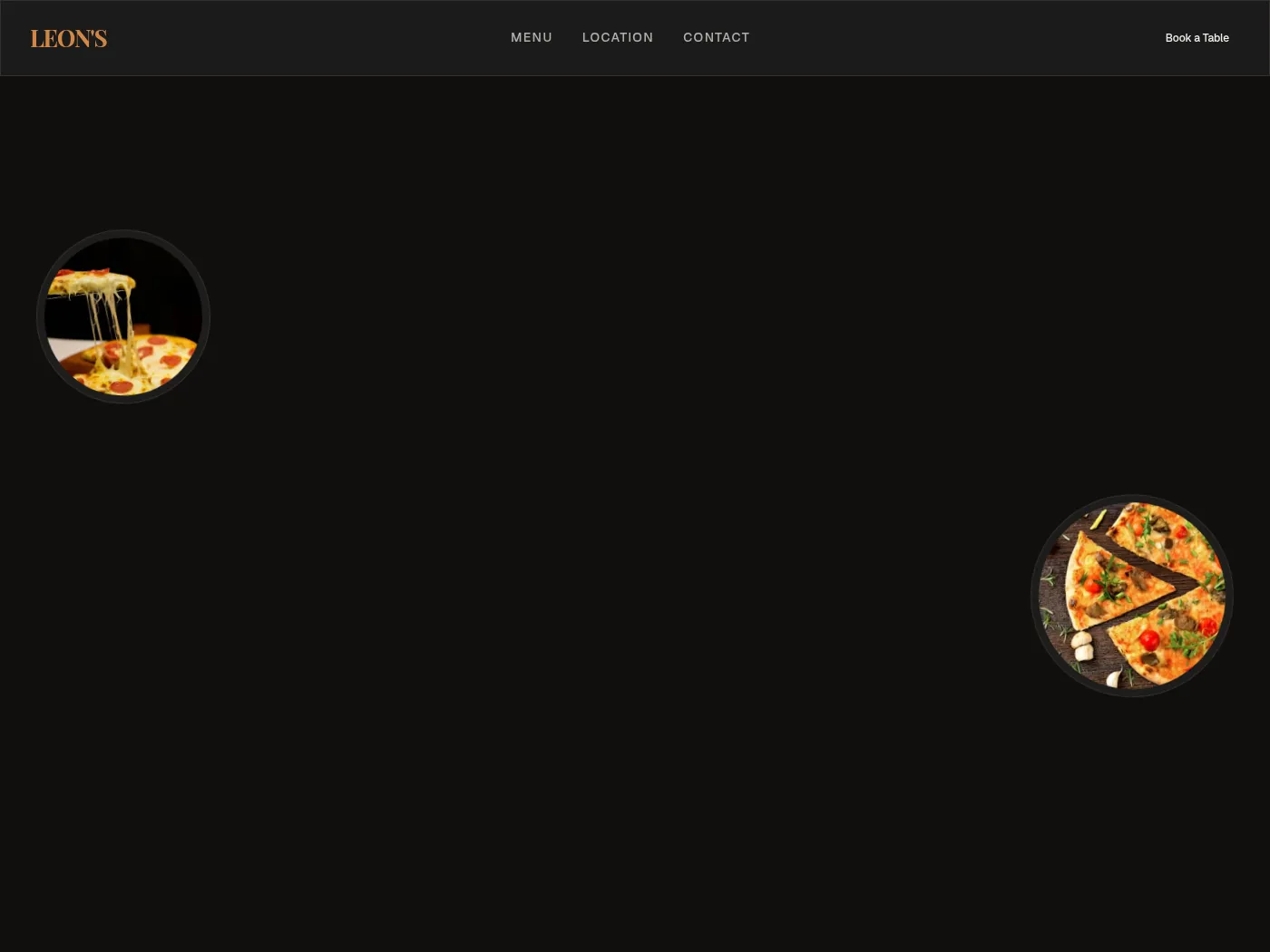 Modern UK Pizza Shop Web