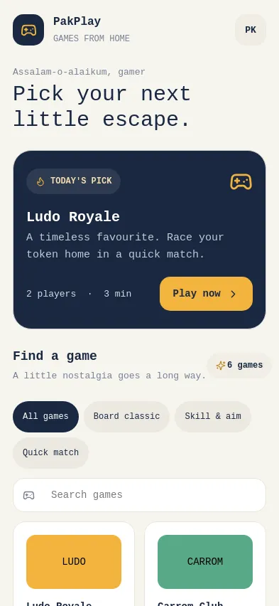 Pak Games Portal
