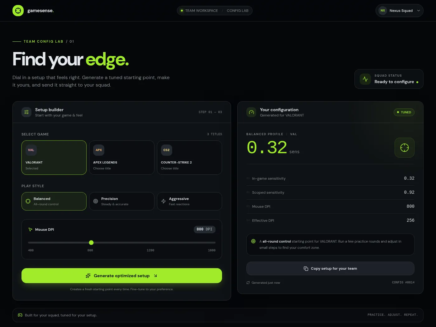 GameSense Config Hub