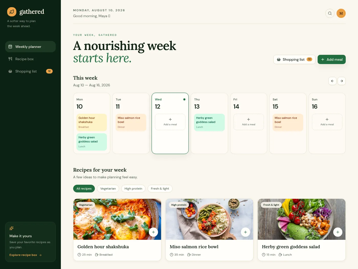 Smart Meal Planner