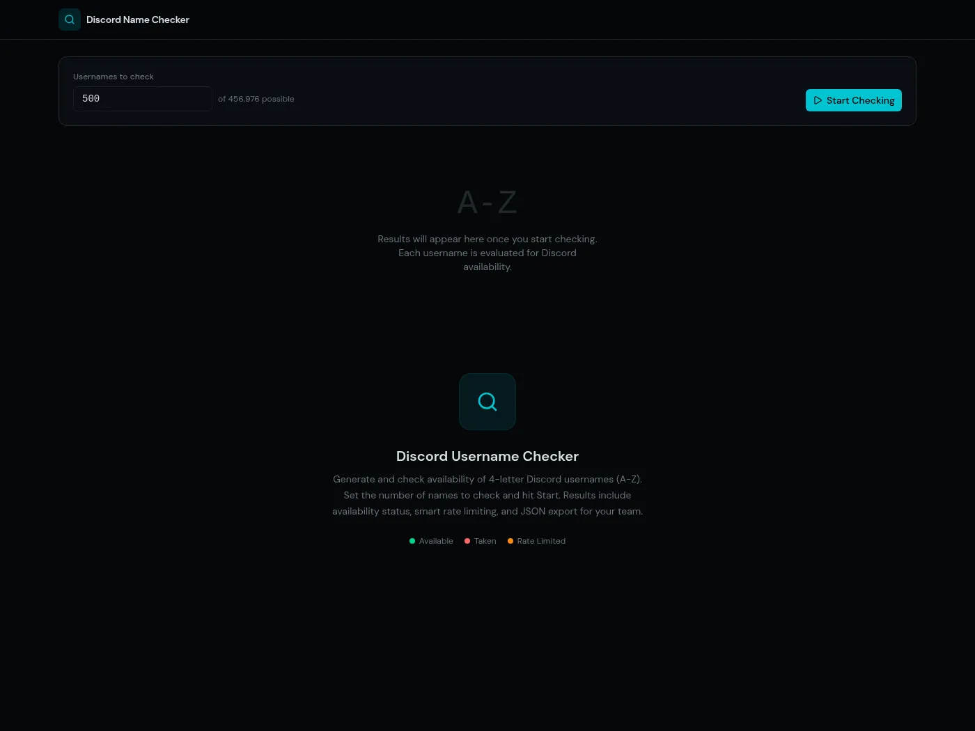 Discord Name Checker